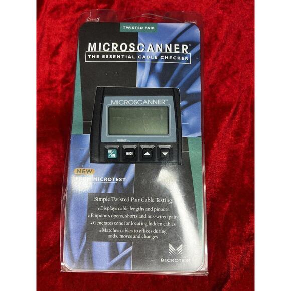 Other | Microtest Microscanner Network Cable Tester New | Poshmark
